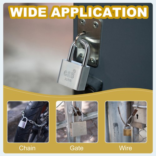 50mm (2")Steel Padlocks, Keyed Different Pin Tumbler Padlock with Key ...