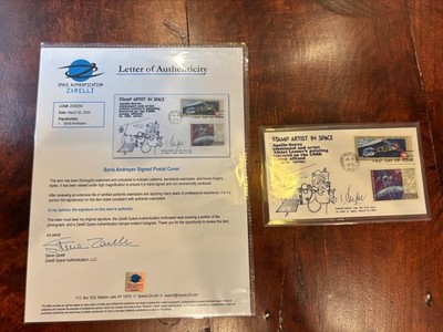 Russia Cosmonaut BORIS ANDREYEV Signed ASTP 1975 Cover ZARELLI LOA ...