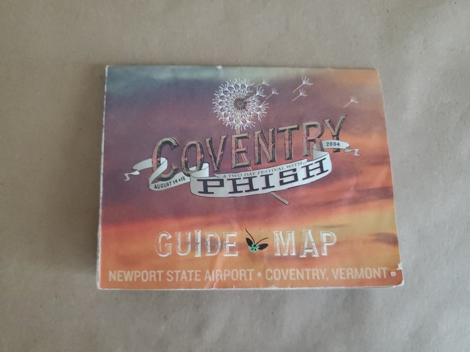 Phish Festival Guide Maps Coventry Magnaball Superball Curveball ...