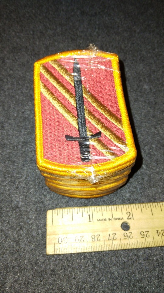 BUNDLE OF 20 - ARMY 113TH SUSTAINMENT SHOULDER COLOR PATCHES - NEW | eBay