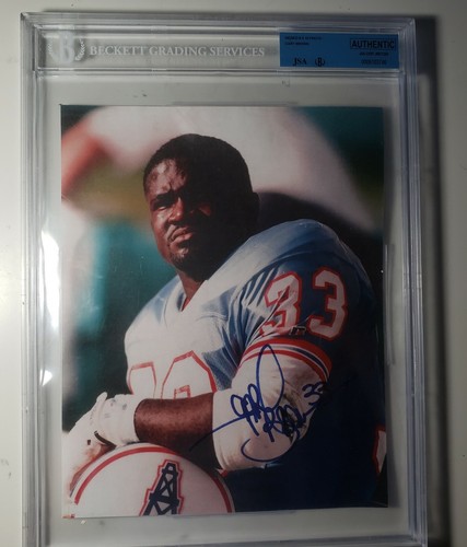 Gary Brown Signed - Autographed Houston Oilers 8x10 inch Photo -Beckett ...