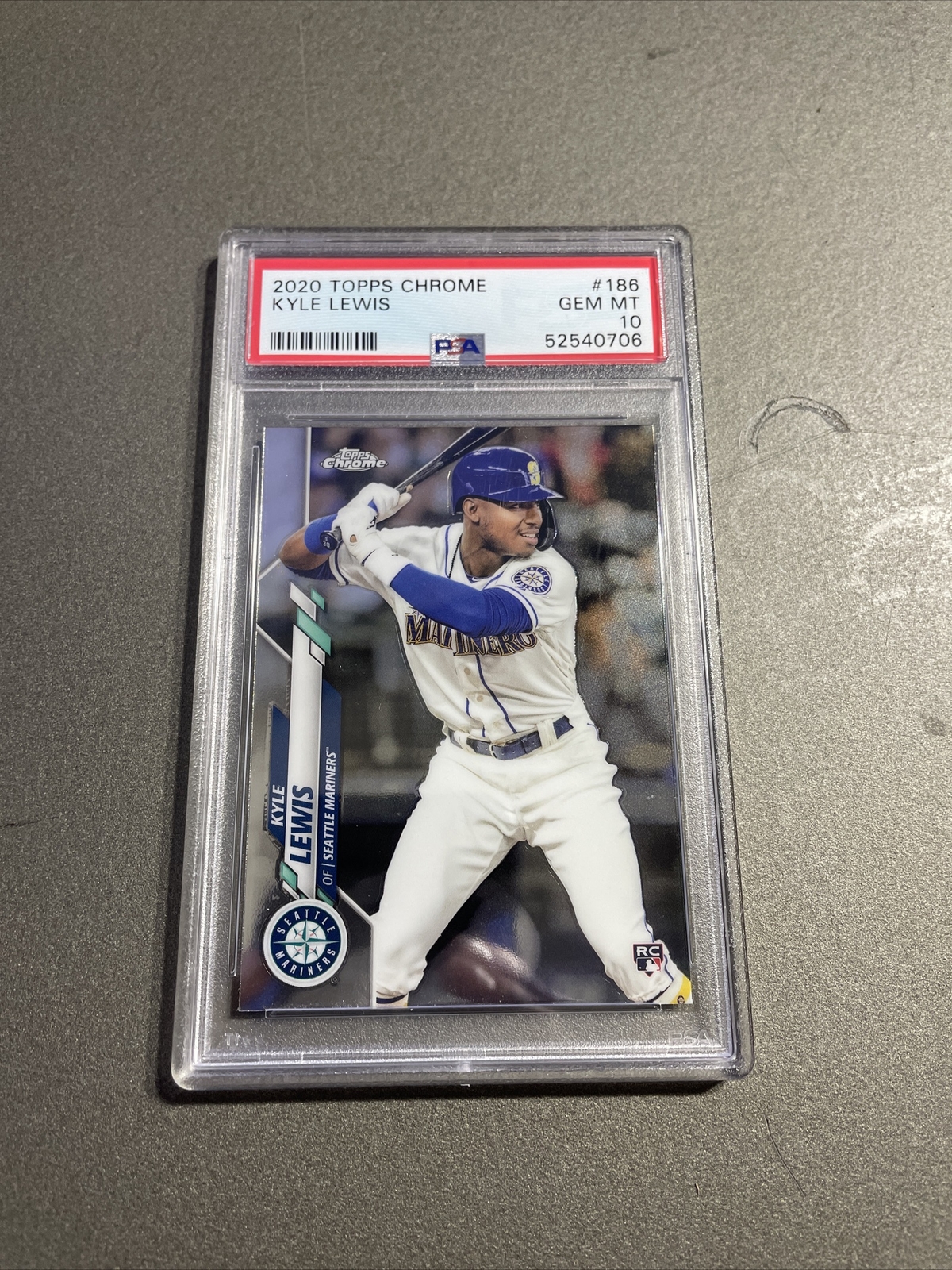 2020 Bowman Chrome Kyle Lewis Rookie Baseball Card #90 PSA 10 Gem Mint ...