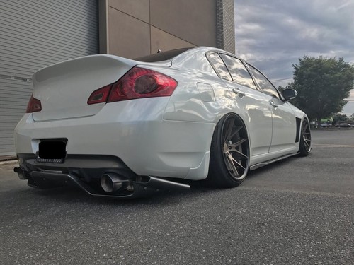 For Infiniti G35/G37 Sedan Top Secret look rear bumper diffuser ...