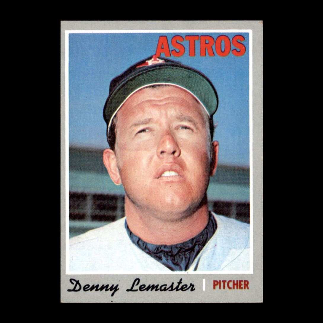 Denny Lemaster 1970 Topps Houston Astros #178 Set Break GREAT! | eBay