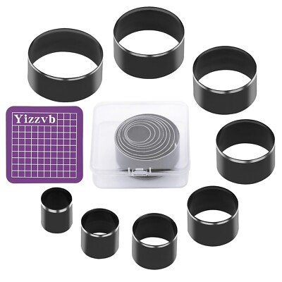 8 Pcs Leather Circular Punch Set, Round Punches, 0.78in-2.17in | eBay