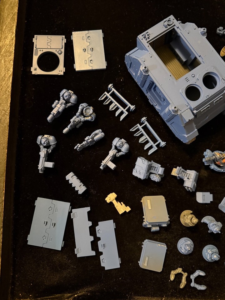 Games Workshop Warhammer 40K Space Marine Lot E Rhino Tank Bits Hatch ...