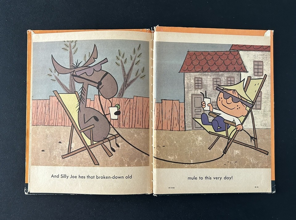 Vintage Rand McNally Silly Joe Childrens Book 1962 HC StoryToon Express ...