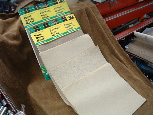 29 BRAND NEW SHEETS OF ASSORTED SANDPAPER FLINT PAPER 3M NORTON DRY USA ...