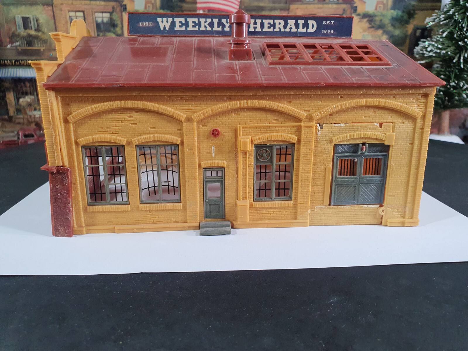 HO Scale Building Printing Station, Warehouse, Factory Substation ...