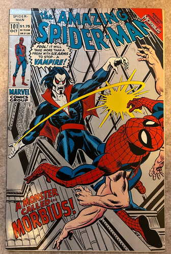 Amazing Spider-Man Marvel Comics #101 2nd Print; 1st Appearance Morbius ...