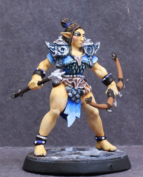 Dungeons and Dragons Painted Artisan Guild Miniature Frost Alfar Female Archer | eBay
