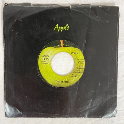The Beatles – Something / Come Together 7" Vinyl 1971 Apple Records ...
