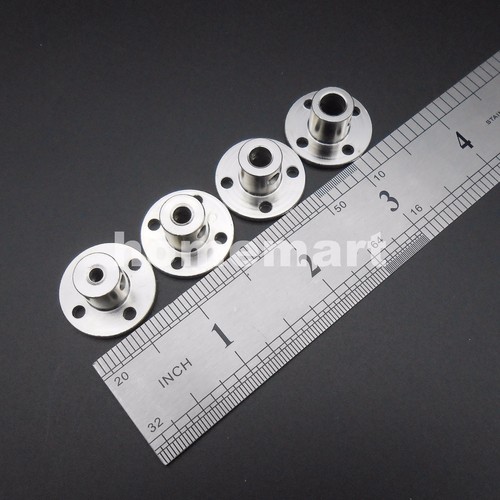 10PC Rigid Flange Coupling Shaft Seat Steel Coupler 3/4/5/6/6.35/8/10 ...