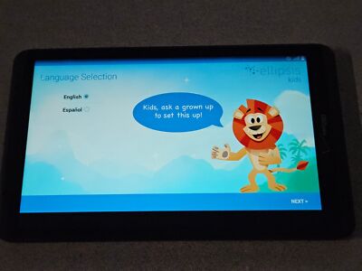 Verizon Ellipsis Kids Black 64GB 8" Touchscreen WiFi Android Tablet ...