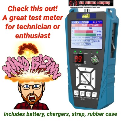 tv signal tester finder for digital tv SQT784 digital aerial industries ...