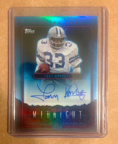 2024 Topps Midnight Tony Dorsett Stroke of Midnight Auto | eBay
