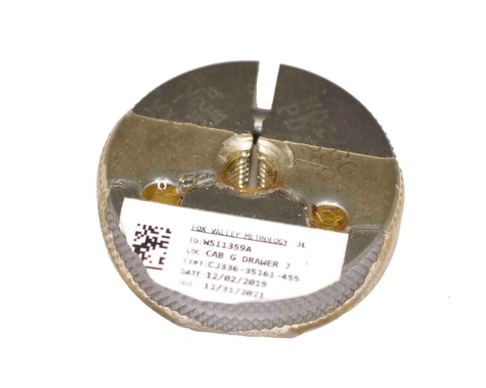 5/16-24 UNF-2A ~Thread Ring Gage ~ NOT/GO ONLY ~ .3125 ~ 24 TPI | eBay