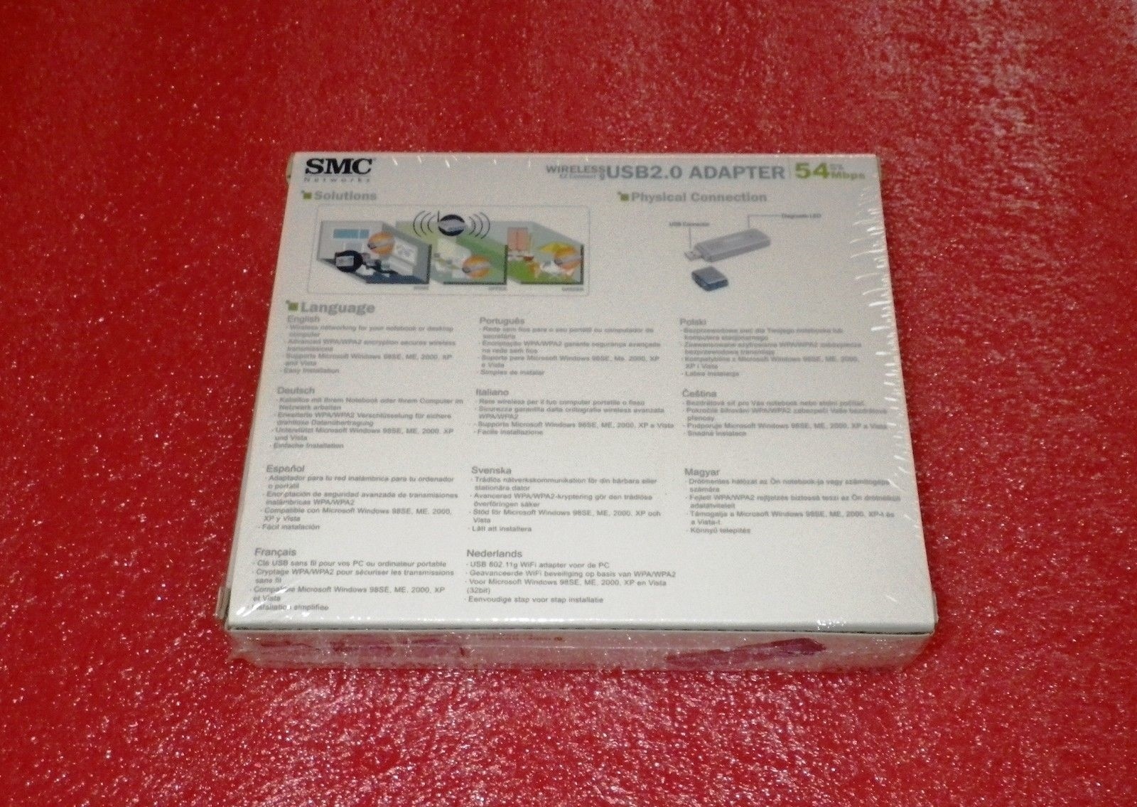 SMC Network EZ Connect SMCWUSB-G USB Wireless Adapter 2.4GHZ 54MBPS For ...
