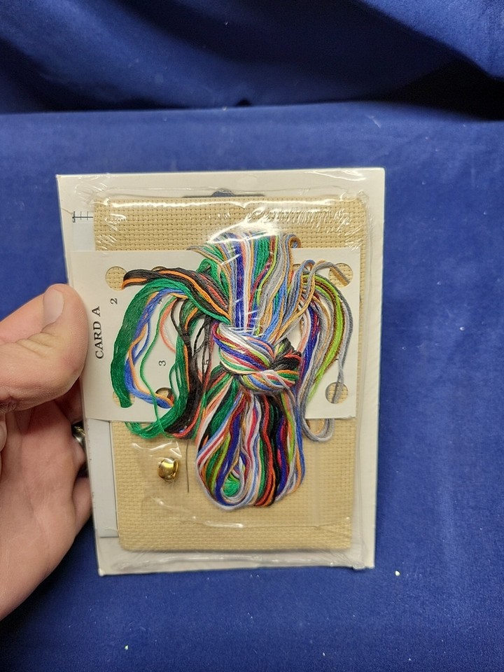 New Janlynn Jumping Jacks Snowman Counted Cross Stitch Movable Parts ...