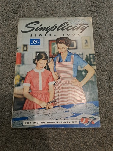 Vintage Simplicity Sewing Book 1954 | eBay