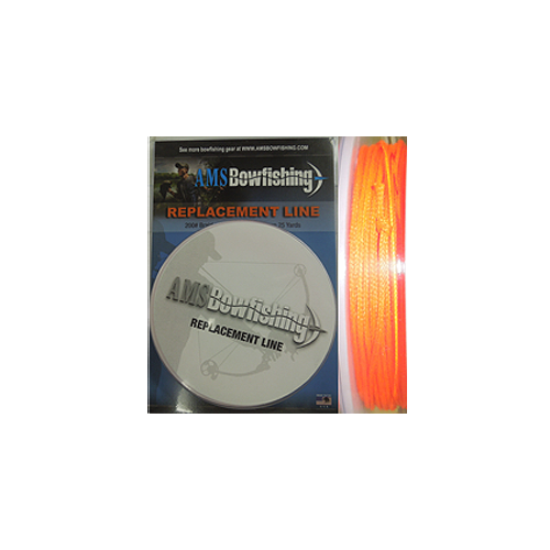 AMS Bowfishing Braided Dacron Line 25 Yards Orange L2025org for sale ...