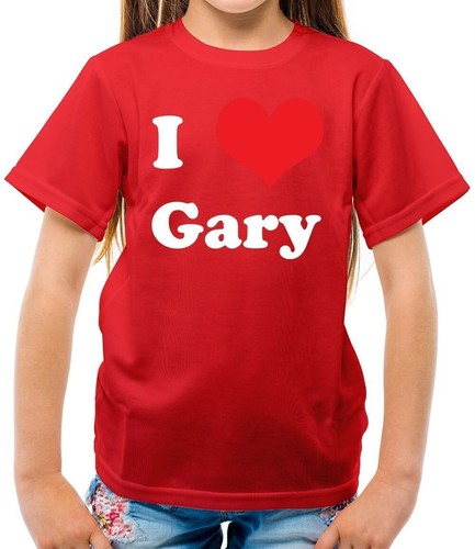 I Love Gary - Kids T-Shirt - Band Tour Barlow Music Singer Concert | eBay