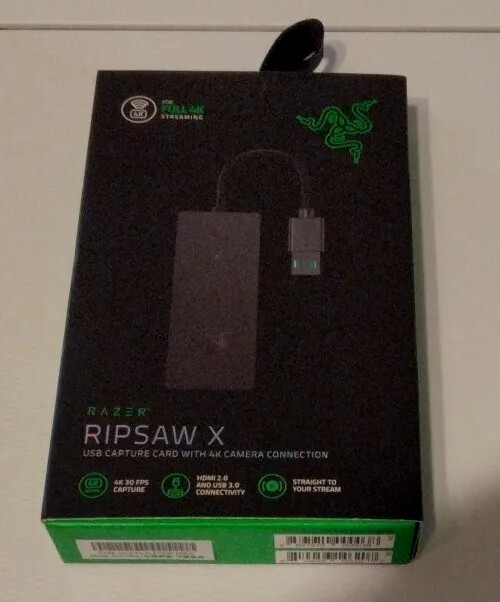 NEW💥RAZOR RIPSAW X💥 UHD Game Capture Card Streaming Compact size USB 3. ...