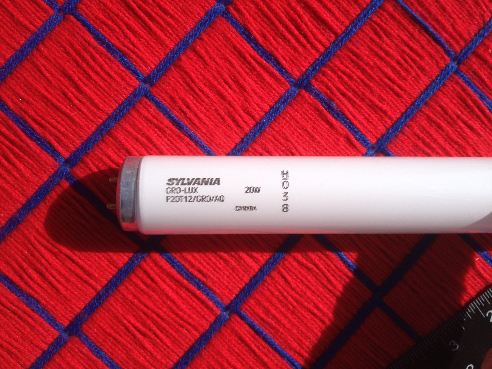 2 of NEW Sylvania F20T12 fluorescent grow light bulb 20w Gro-Lux 24 ...