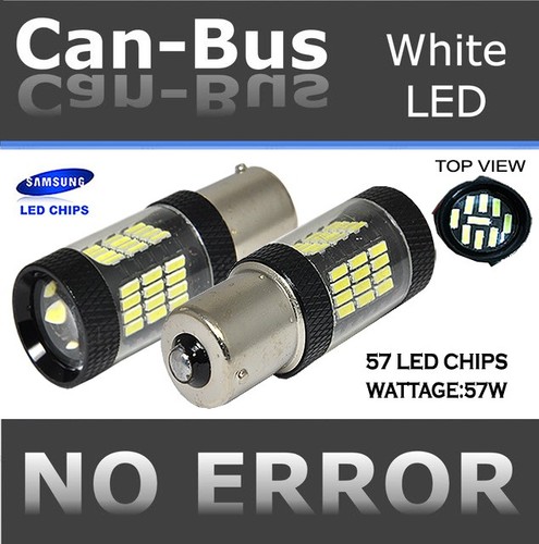 Samsung Canbus LED 1156 57W Projector lense White Xenon Backup Light ...