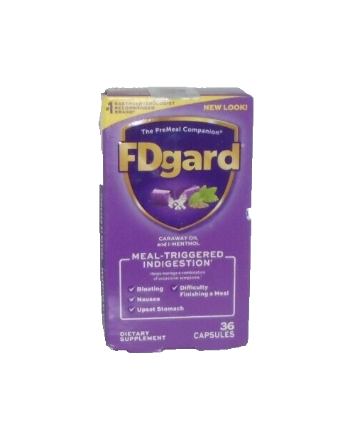 FDgard with Caraway Oil & L-Menthol Occasional Indigestion Relief ...