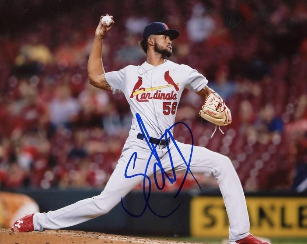 SANDY ALCANTARA ST. LOUIS CARDINALS SIGNED AUTOGRAPHED 8X10 PHOTO W ...