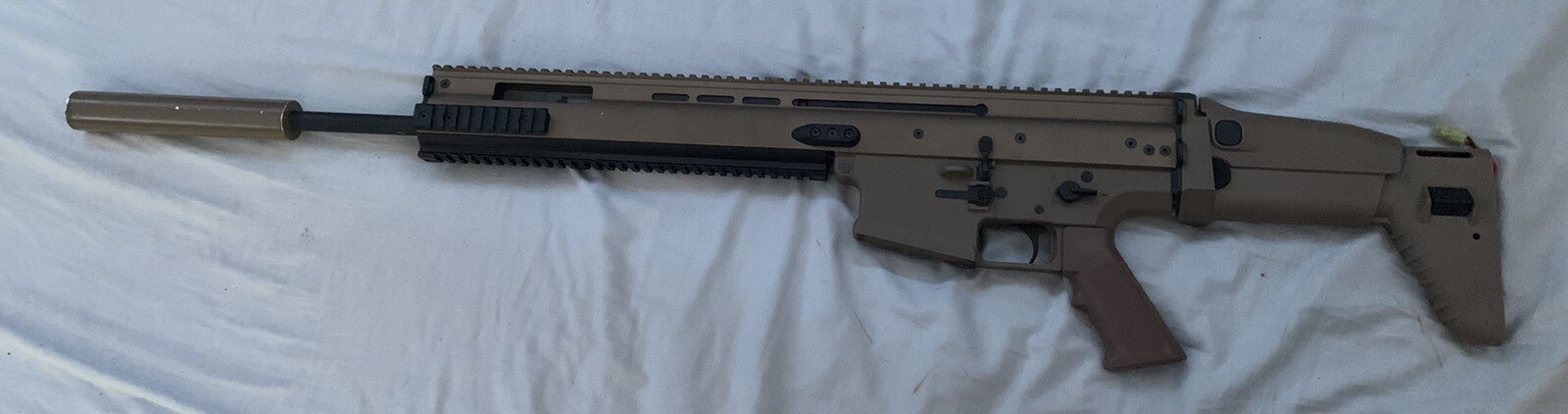 CyberGun? FN HerstelフルメタルSCAR-H MK-17 SSRダークアース- International Society ...