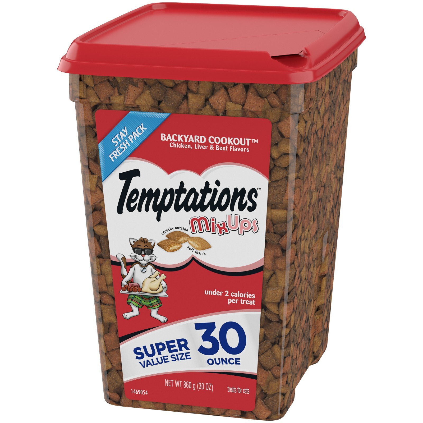 3 PACK Temptations Mixups Backyard Cookout Flavor Crunchy, Soft Cat ...