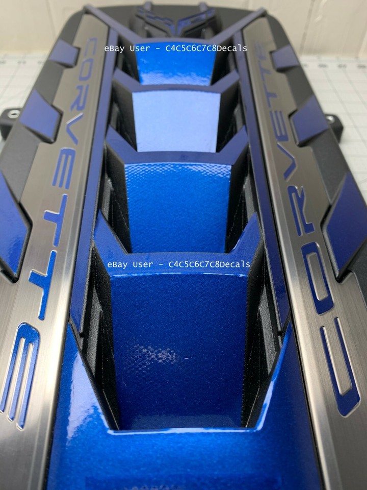 FITS Chevy Corvette StingRay C8 Engine Cover Decal 20 21 22 23 24 LOTS ...