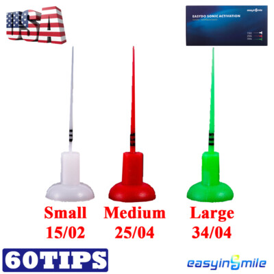 60X Endo sonic activator tip for Endodontic activator soft&no-break ...