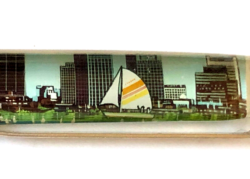 Boston Skyline Floaty Pen Moving Sailboat City Buildings Floater ...