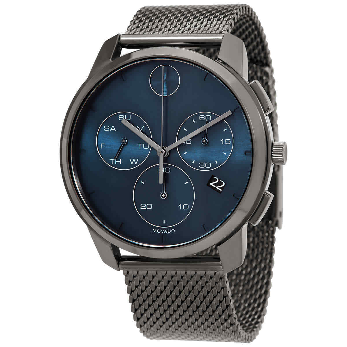 Movado Bold Chronograph 3600721 Stainless Steel Case with Grey ...