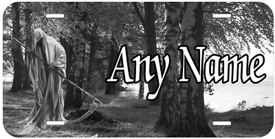 Reaper In The Forest Any Name Personalized Novelty Car License Plate | eBay