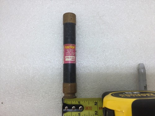 Bussman/Fusetron FRS-R-20 20 Amp 600V Dual Element Time Delay Current ...