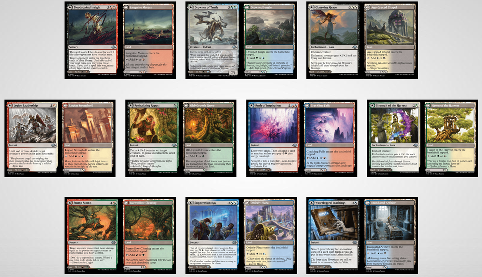 10x Modern Horizons 3 Dual MDFC Lands Nonfoil MTG Magic the Gathering ...