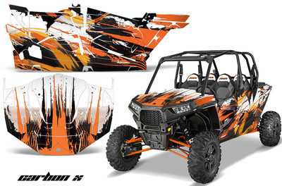 UTV Graphics Decals Stickers for Polaris RZR 1000 XP 4-Door 13-18 CRBNX ...