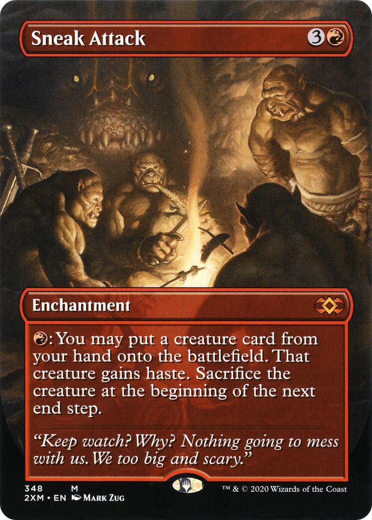 Sneak Attack (Borderless) Double Masters Foil for sale online | eBay