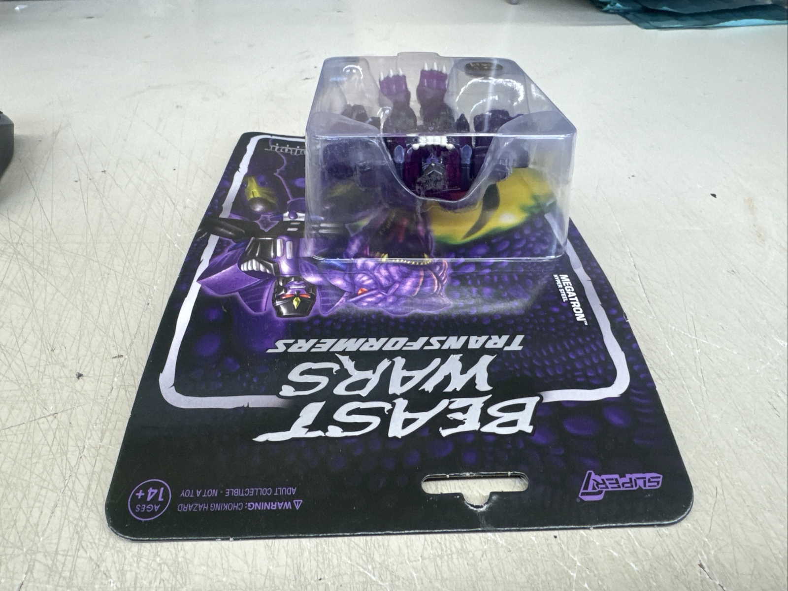 Super7 Transformers Beast Wars Megatron Hyper Steel Variant ReAction ...