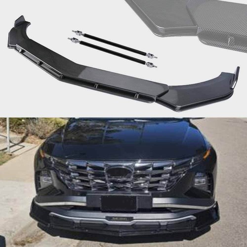 Carbon Fiber Front Bumper Lip Spoiler Diffuser For Hyundai Santa Cruz ...