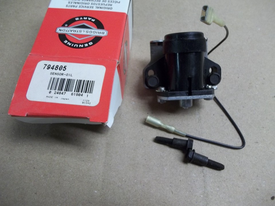 BRIGGS & STRATTON NOS OIL SENSOR 794805 FITS SOME 19H100-21T200 SERIES ...