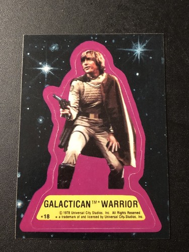 1978 Topps Battlestar Galactica Stickers Galactican Warrior #18 NM | eBay