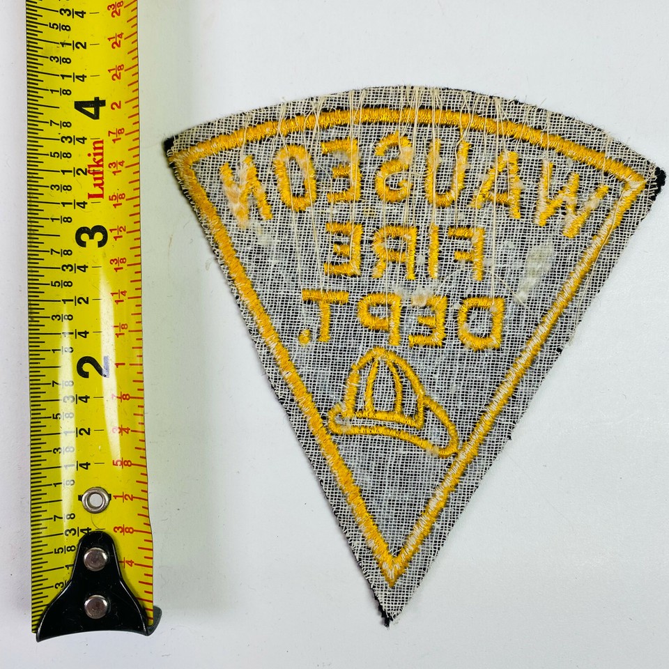 Wauseon Fire Fulton County Ohio OH Felt Patch I5 | eBay
