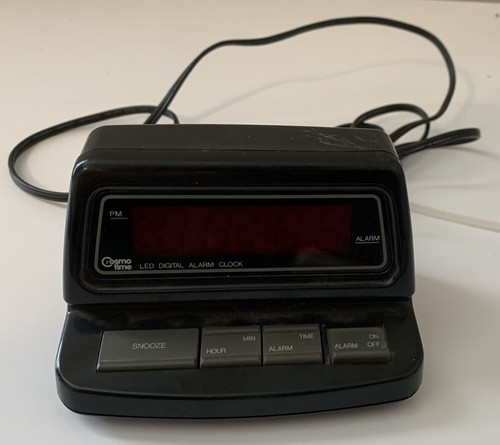 Vintage Cosmo Time Digital Alarm Clock E546 Battery Backup Tested ...