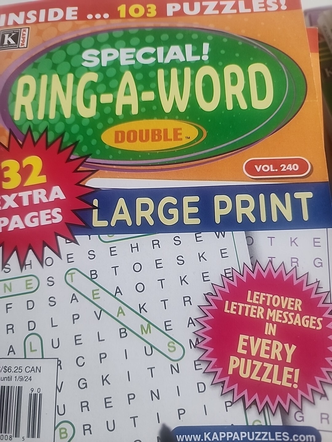 Kappa Special Ring-a-Word Puzzles - Puzzle Vol.244 for sale online | eBay