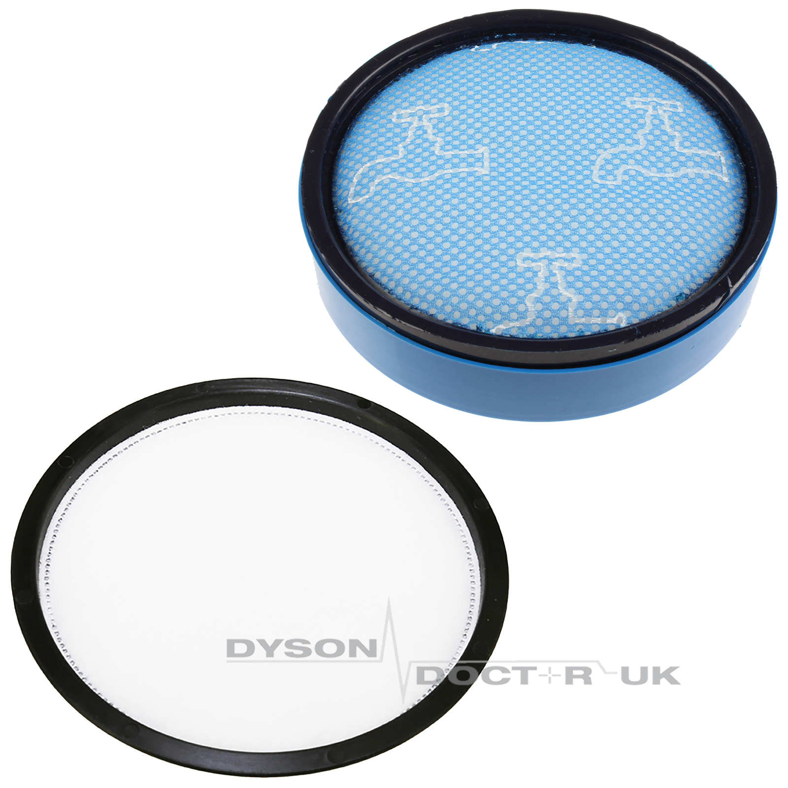 Washable Pre Motor & Post Motor Filters Kit For Dyson DC18 Vacuum ...